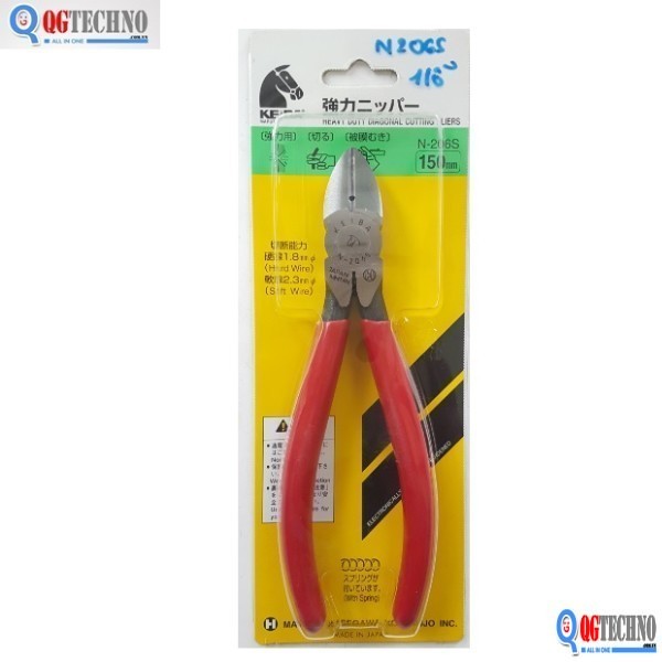 150mm Kìm cắt chuyên dùng một lỗ Keiba N-206S1H - CÔNG TY TNHH DV TM THIẾT BỊ VÀ CÔNG NGHỆ QUỐC GIA