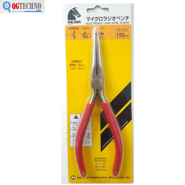 150mm Kìm mũi nhọn Keiba M-616 - CÔNG TY TNHH DV TM THIẾT BỊ VÀ CÔNG NGHỆ QUỐC GIA